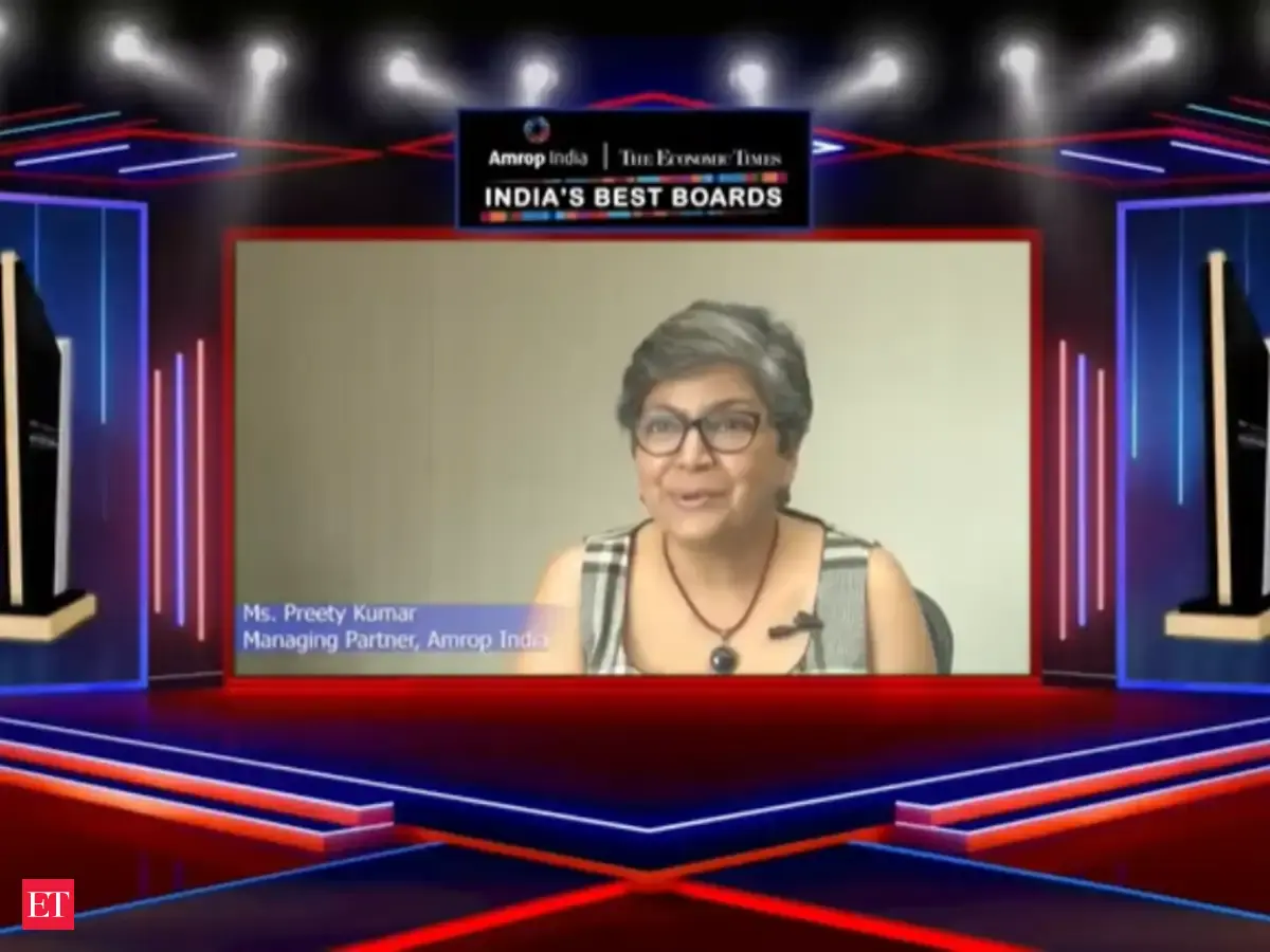 Watch Preety Kumar in India’s Best Boards - The Economic Times Video ...