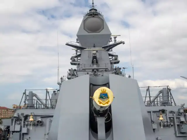 INS Visakhapatnam commissioned into Indian Navy in presence of Rajnath ...