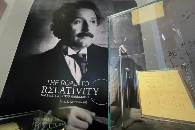 einstein: Albert Einstein's rare manuscript may fetch $3.4 mn at Paris ...