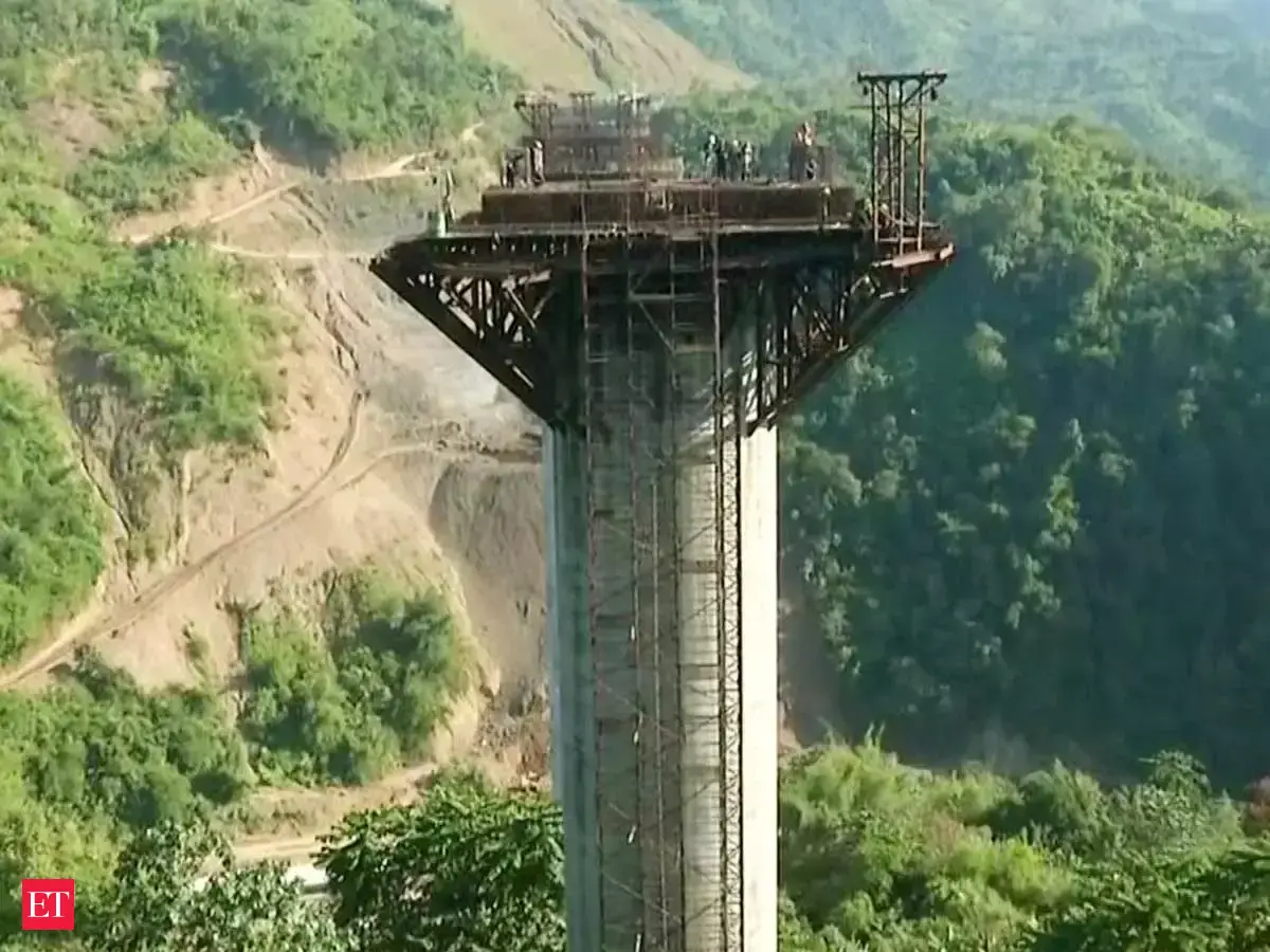 The project - World's tallest railway bridge pier to come up in Manipur ...