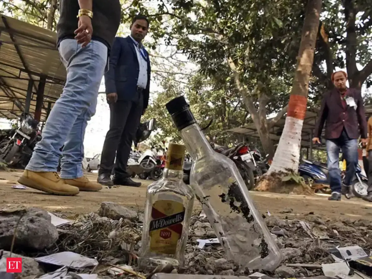 bihar liquor ban: Bihar: Empty liquor bottles found in legislature ...