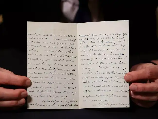 Here's your chance to read the four-page handwritten letter by Charles ...