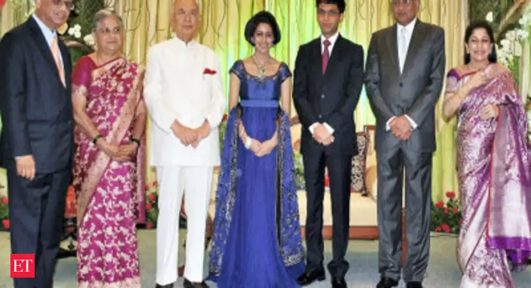 Mohan Das Pai and his family - | The Economic Times