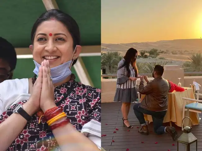 Smriti Irani’s daughter Shanelle gets engaged; BJP leader welcomes son-in-law to the ‘madcap ...