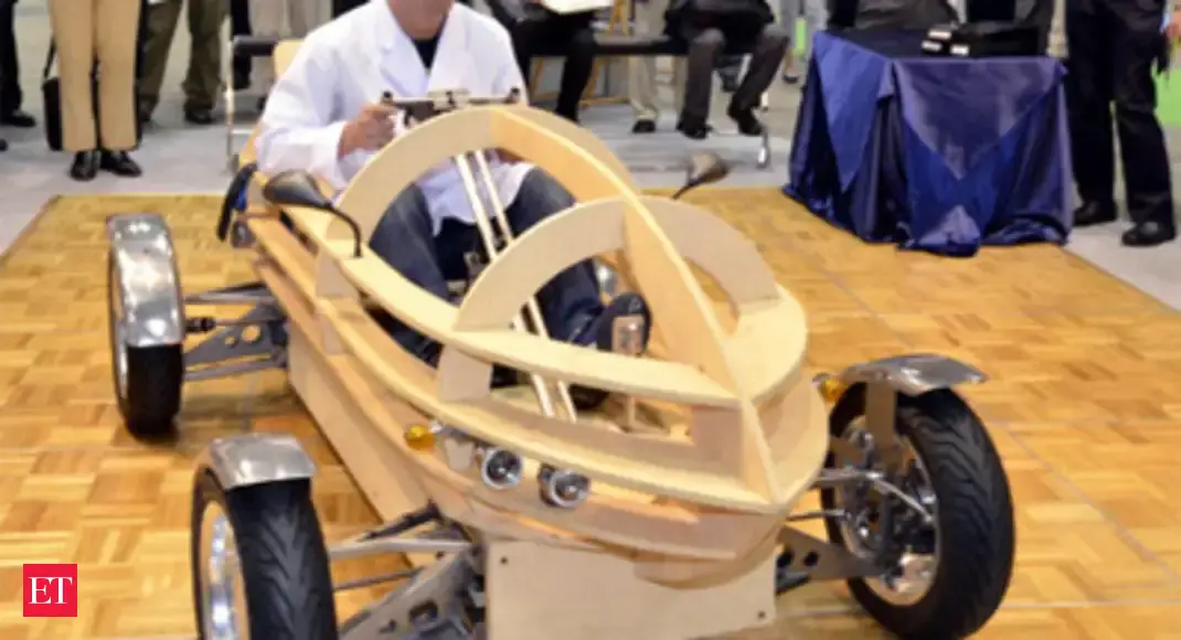 2.5-meter long one-seater electric vehicle - | The Economic Times