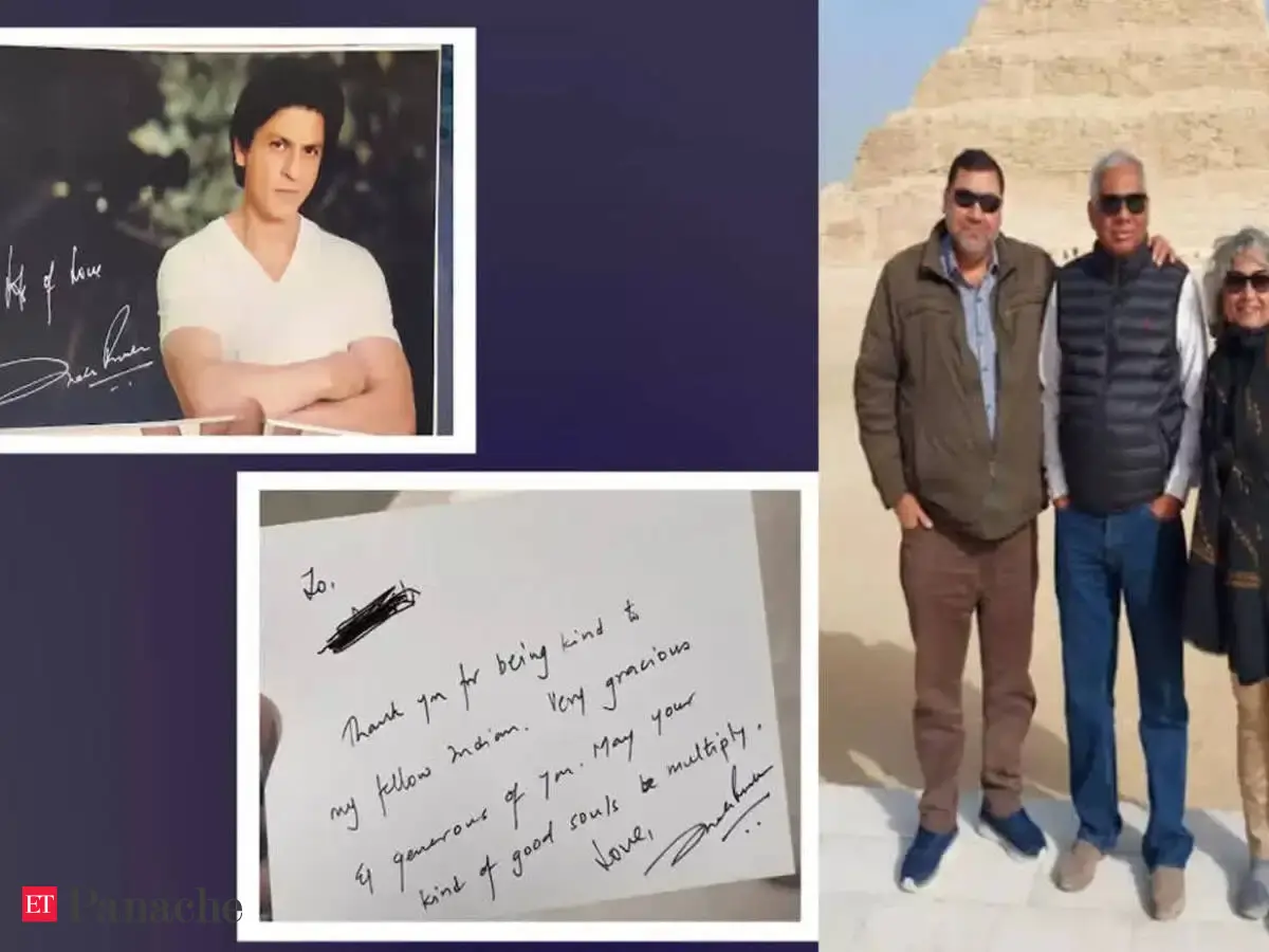 Shah Rukh Khan sends an autographed picture along with a ‘Thank you ...