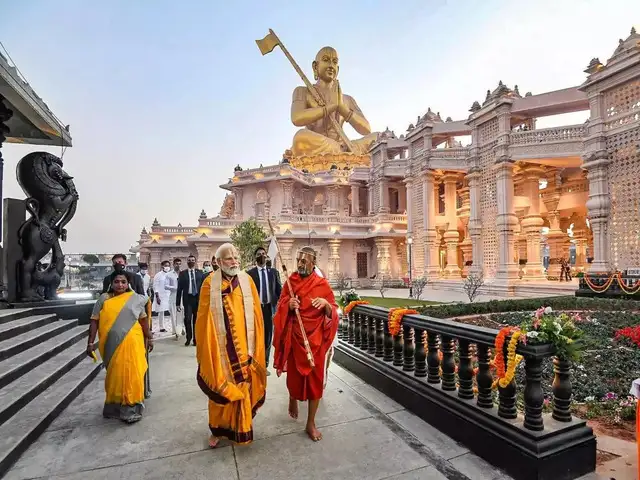 216-ft tall 'Statue of Equality' unveiled in Hyderabad - Statue of ...