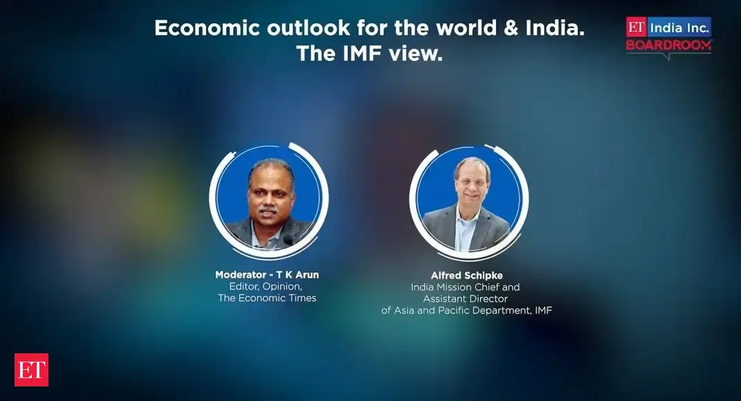 Economic outlook for the world & India. The IMF view | ET India Inc ...