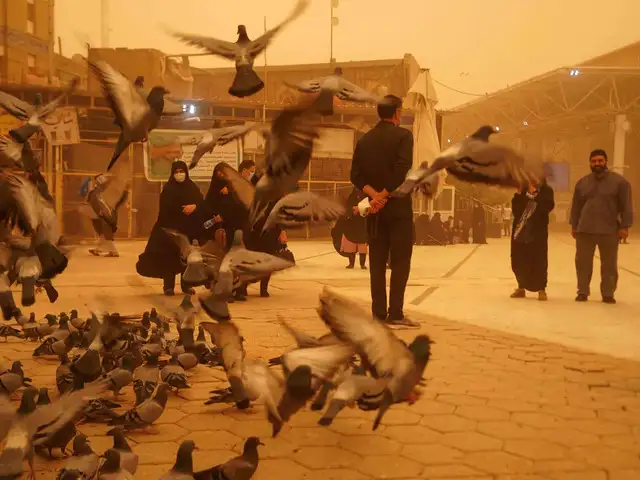 Iraq Sandstorm : Another big sandstorm brings Iraq to standstill | The ...