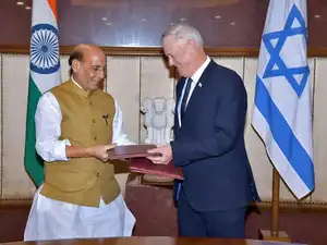 israel defence minister: India, Israel defence ministers discuss high ...