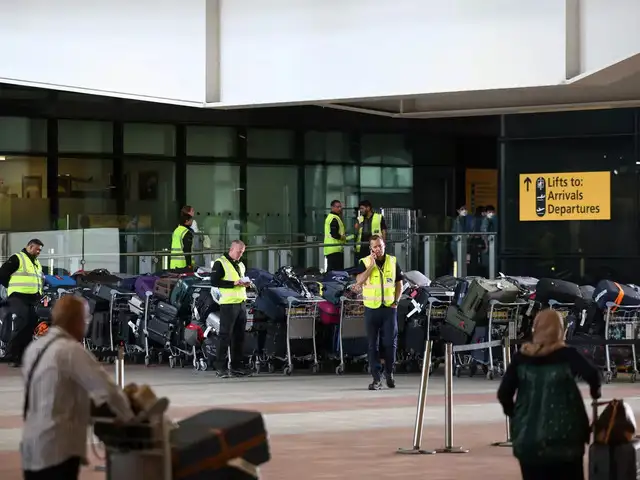 Passengers asked to leave without bags - Heathrow Airport: Thousands of ...