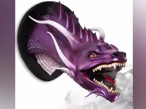 chocolate dragon: A video of chocolate dragon with smoke coming out of ...