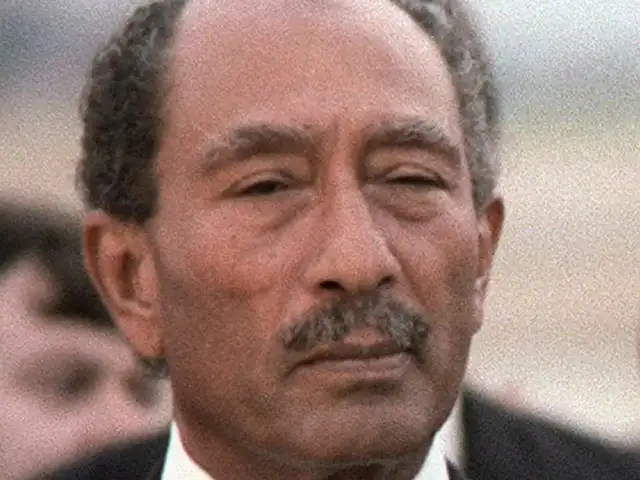 Anwar al-Sadat, President of Egypt, 1981 - Political leaders ...