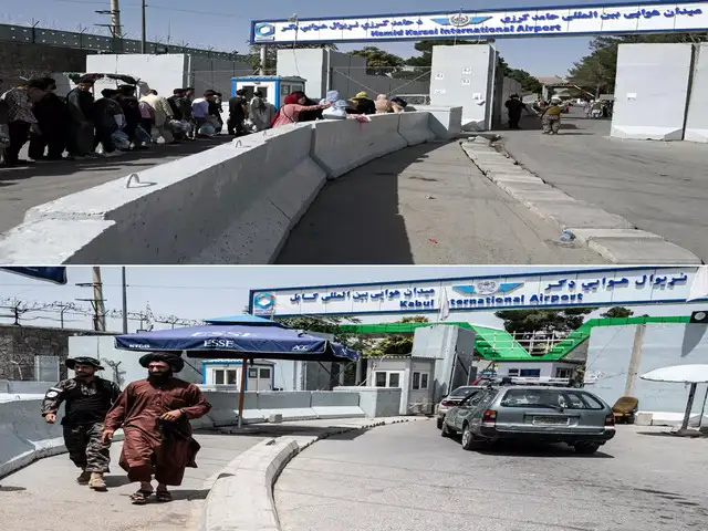 Hard-hitting images - Check pics: Kabul airport, a symbol of chaotic US ...