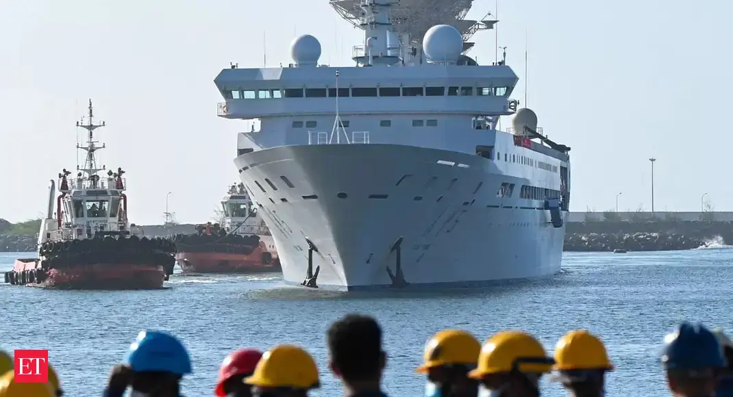 Chinese high-tech ship leaves Sri Lanka's Hambantota port - The ...
