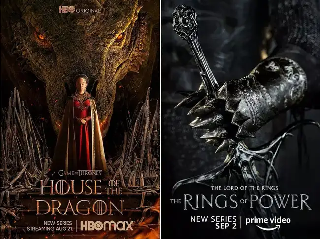 dragon: 'House of the Dragon' ratings surge ahead of 'Rings of Power ...