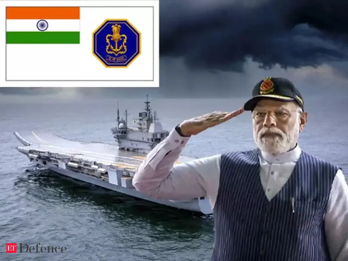 pm modi nishaan: 'Doing away with the colonial past': PM Modi unveils ...