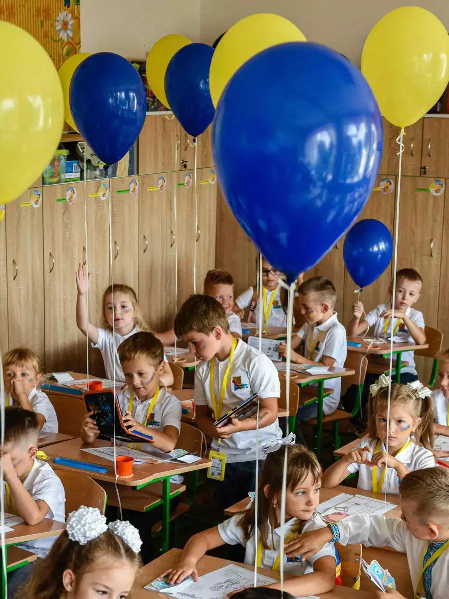 Back to school in Ukraine, but far from normal | EconomicTimes