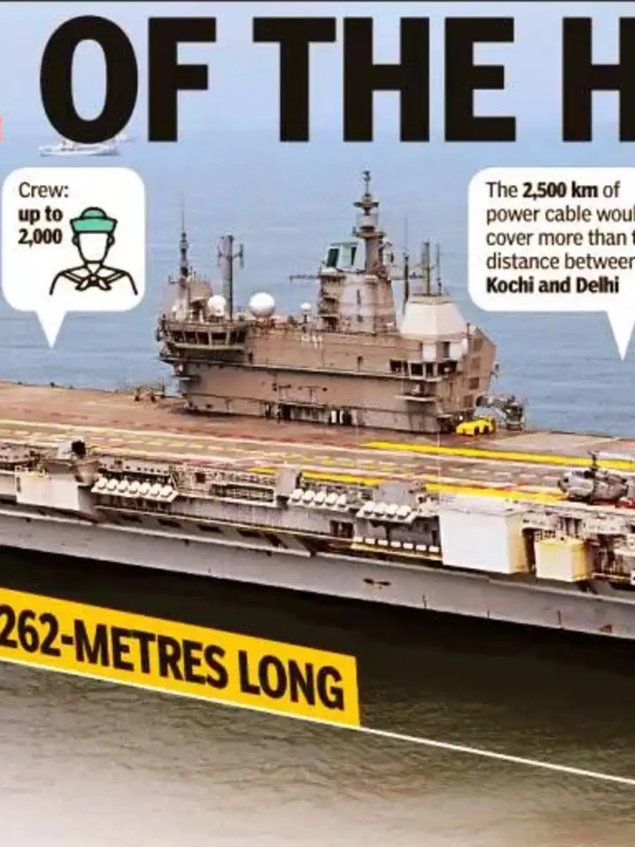 INS Vikrant Inside Photos: Commissioning Of Indigenous Aircraft Carrier ...