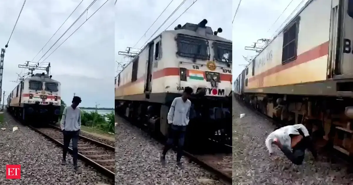instagram reel: Teen suffers serious injuries after high-speed train ...