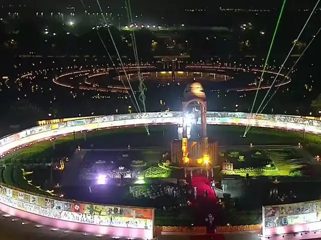 modi: In pics: PM Modi inaugurates 'Kartavya Path' at India Gate ...