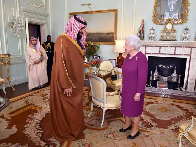 Barack Obama - In photos: Queen Elizabeth II with world leaders over ...