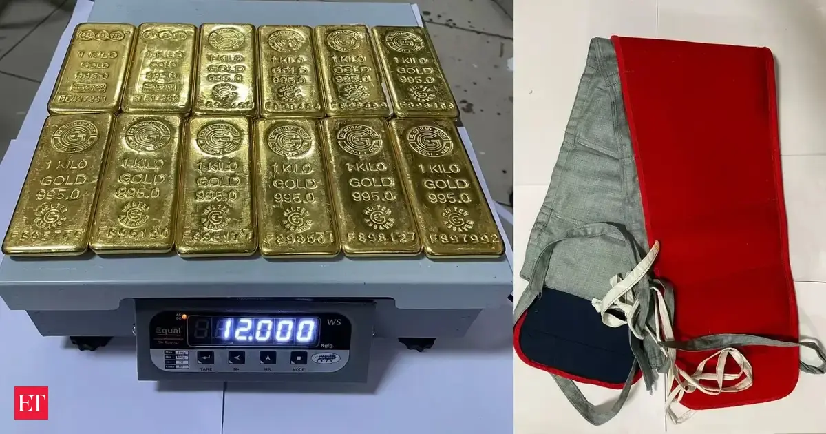 mumbai airport: 12 kg gold worth over Rs 5 crore seized at Mumbai ...