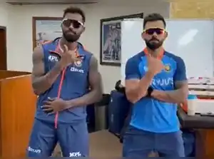 Watch: Virat Kohli & Hardik Pandya show off cool dance moves, video ...