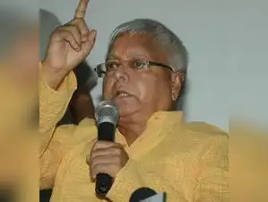 RJD chief Lalu Yadav slams Home Minister Amit Shah for attacking Bihar govt - The Economic Times