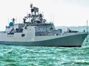 gabon: INS Tarkash at Port Gentil, first-ever visit by any Indian Navy ...