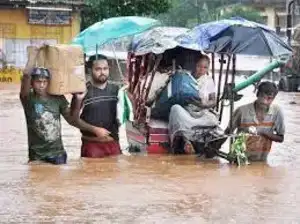 Heavy rain in assam: Heavy rain inundates parts of Assam; over 33,000 ...