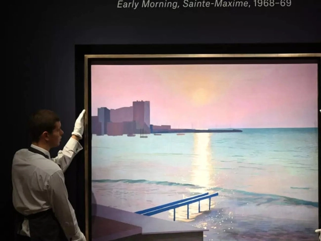 hockney: David Hockney's seminal artwork, the 1969 painting 'Early ...