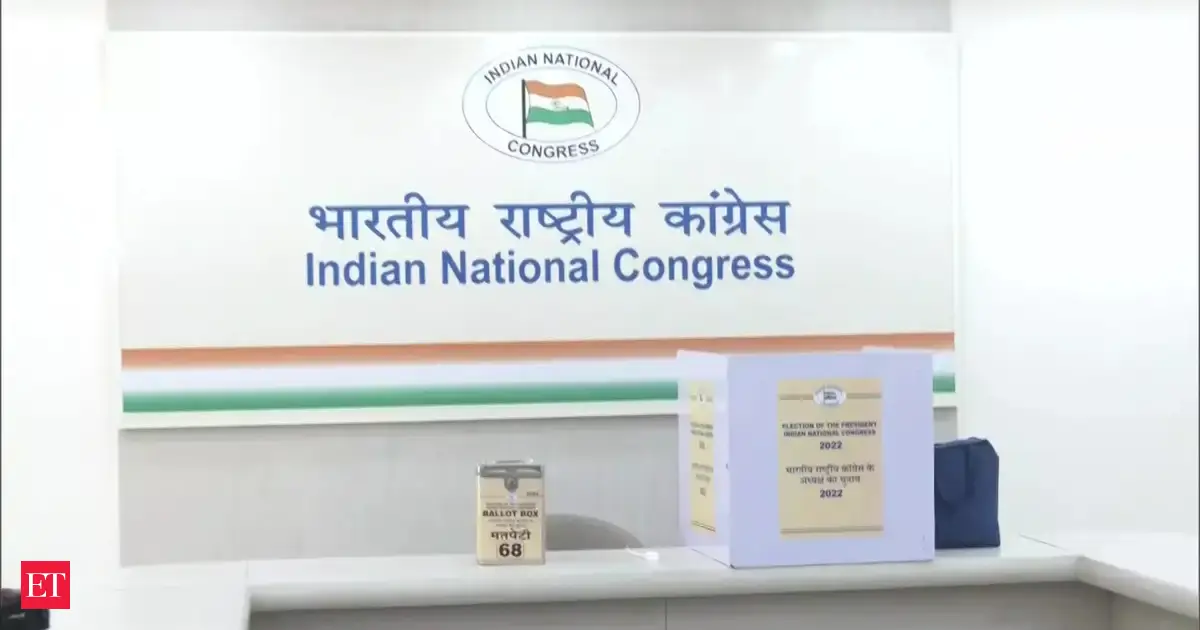 congress presidential election: Congress party members to vote for new ...