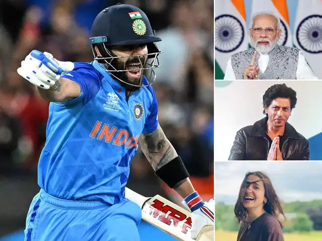 Virat Kohli News: Virat Kohli is the ultimate King! PM Modi, SRK heap praise after T20 thriller ...