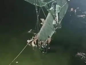 Morbi bridge collapse toll rises to 134; rescue operation on - The Economic Times