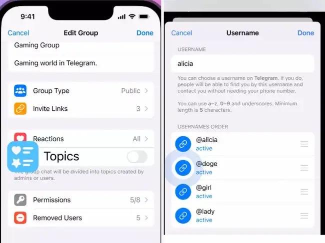 Telegram features: Topics in groups, collectible usernames: All you ...
