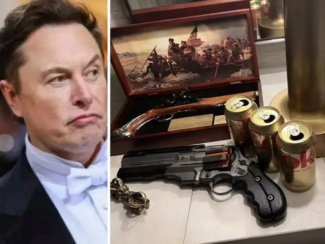 Elon Musk twitter: Guns & Coke on Elon Musk's bedside table sends ...