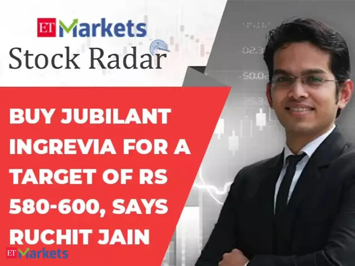 ruchit jain: Stock Radar: Buy Jubilant Ingrevia for a target of Rs 580 ...