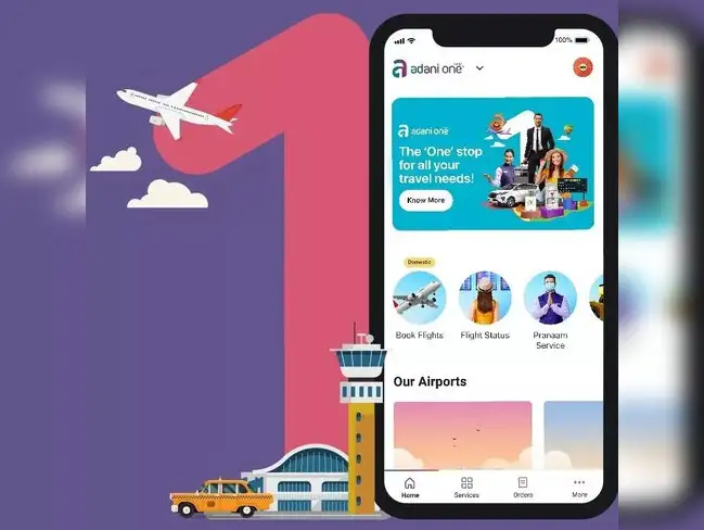 adani one: Adani launches airports app to let users book flights, cabs ...