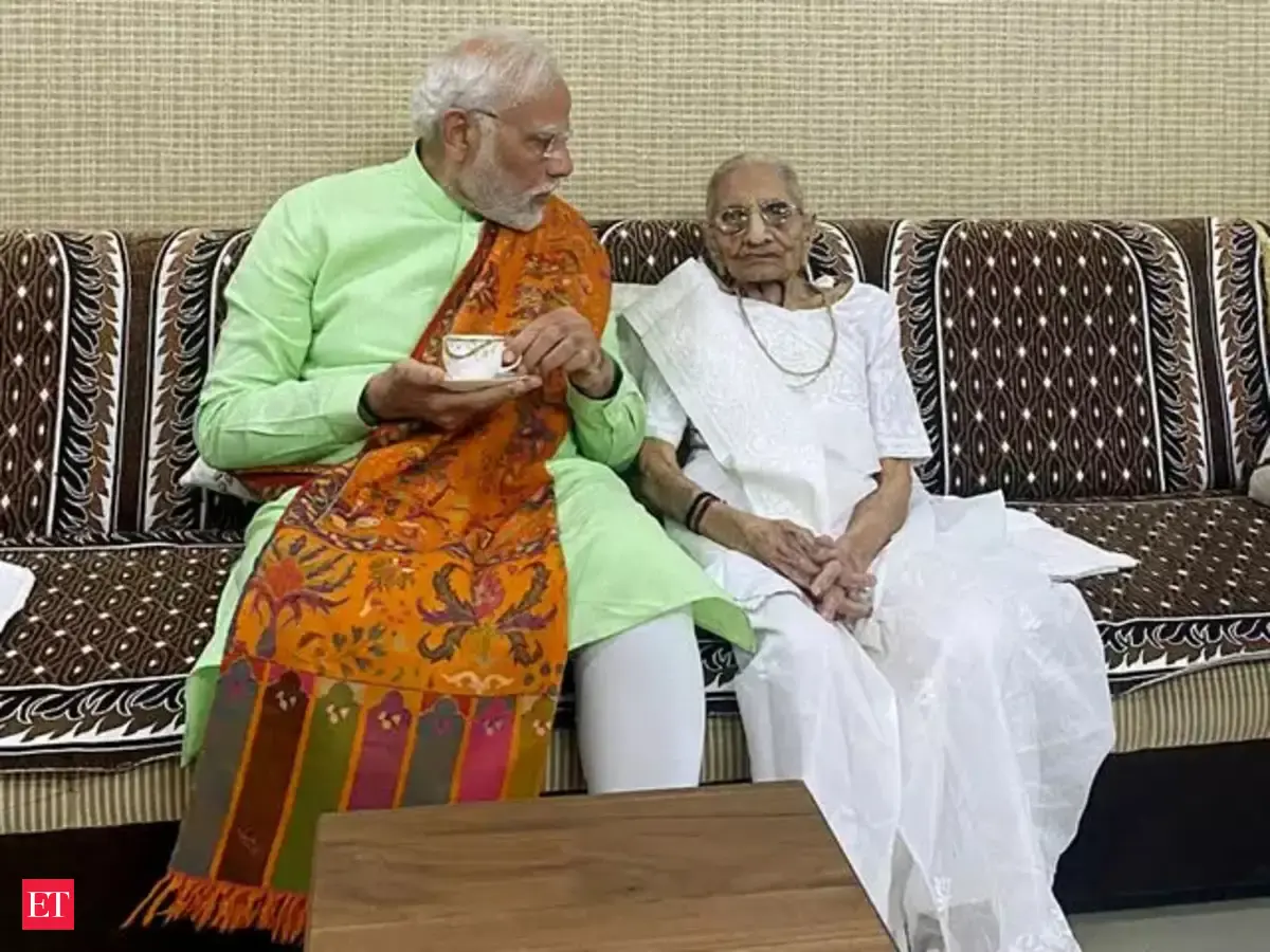 PM Modi's mother Hiraben admitted to Ahmedabad hospital; she is stable ...
