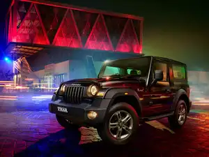mahindra thar: Mahindra launches Thar's new versions; rolls out rear ...