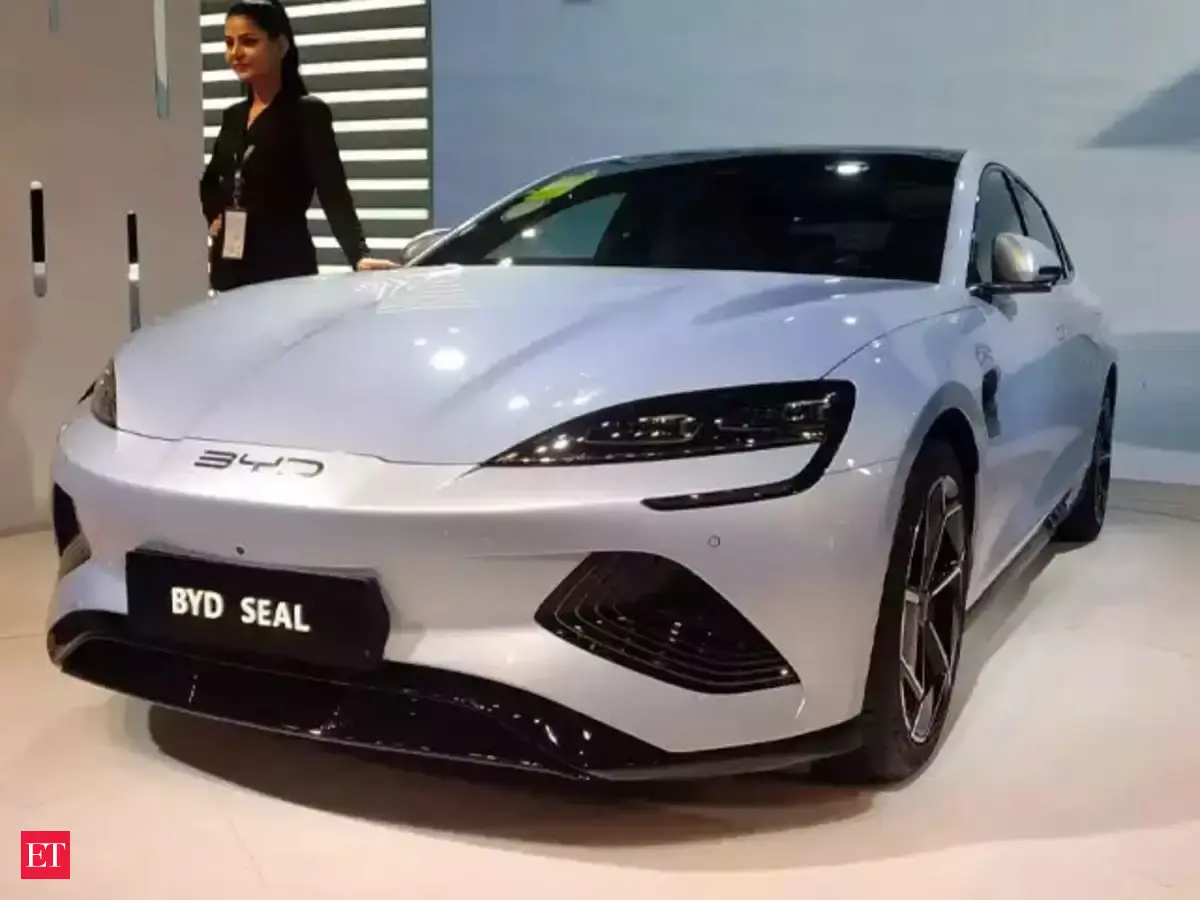 byd: Auto Expo 2023: BYD India unveils luxury electric sedan BYD Seal ...