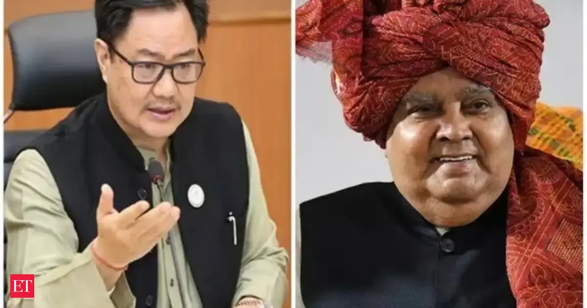 kiren rijiju: PIL in Bombay HC against Jagdeep Dhankhar, Kiren Rijiju ...