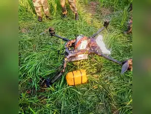 Punjab: BSF troops shoot down Pak drone in Amritsar sector, recover contraband - The Economic Times