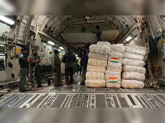 turkey earthquake: India used American C-17s, C130J to transport relief ...