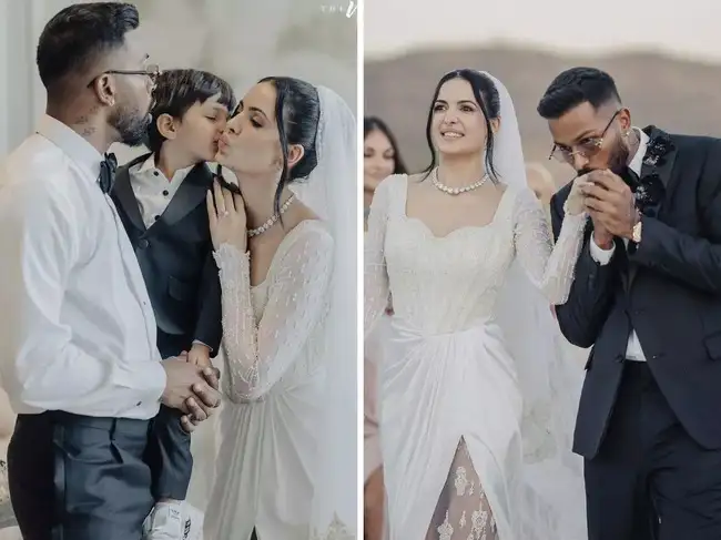 Hardik Pandya Wedding Update: Hitched, again! Hardik Pandya and Natasa ...