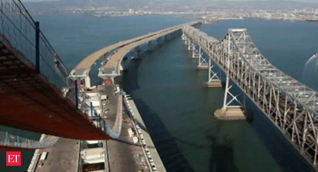 World's largest self-anchored suspension bridge - | The Economic Times