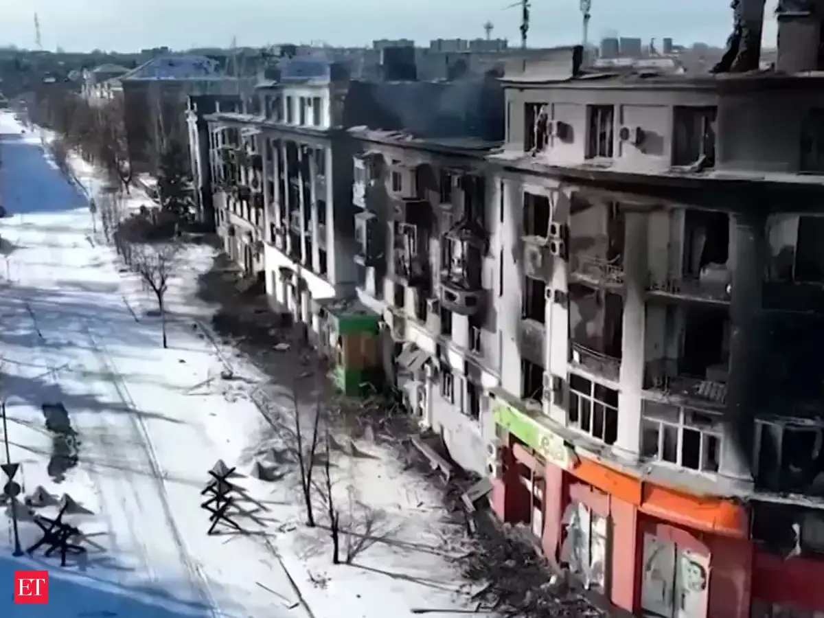 ukraine: Russia-Ukraine war: Drone video shows scale of Bakhmut ...
