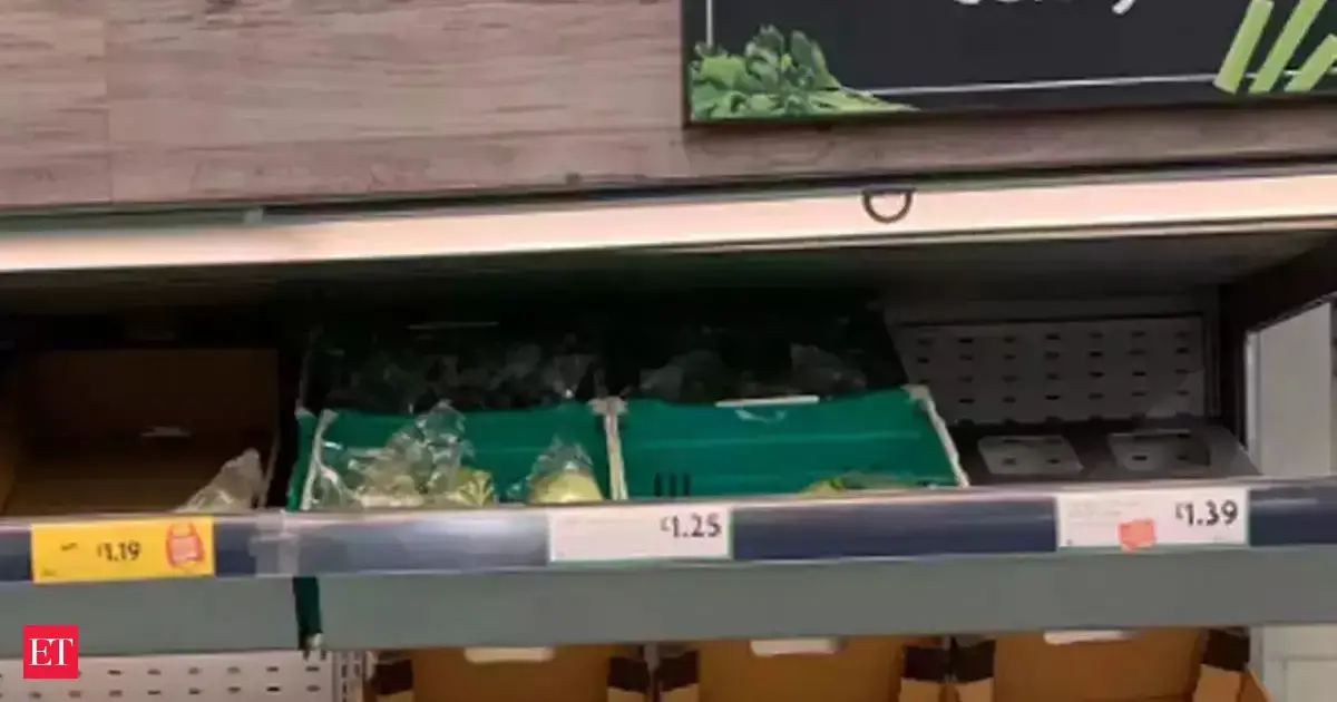 British supermarkets ration veggies and fruits amid shortage - The ...