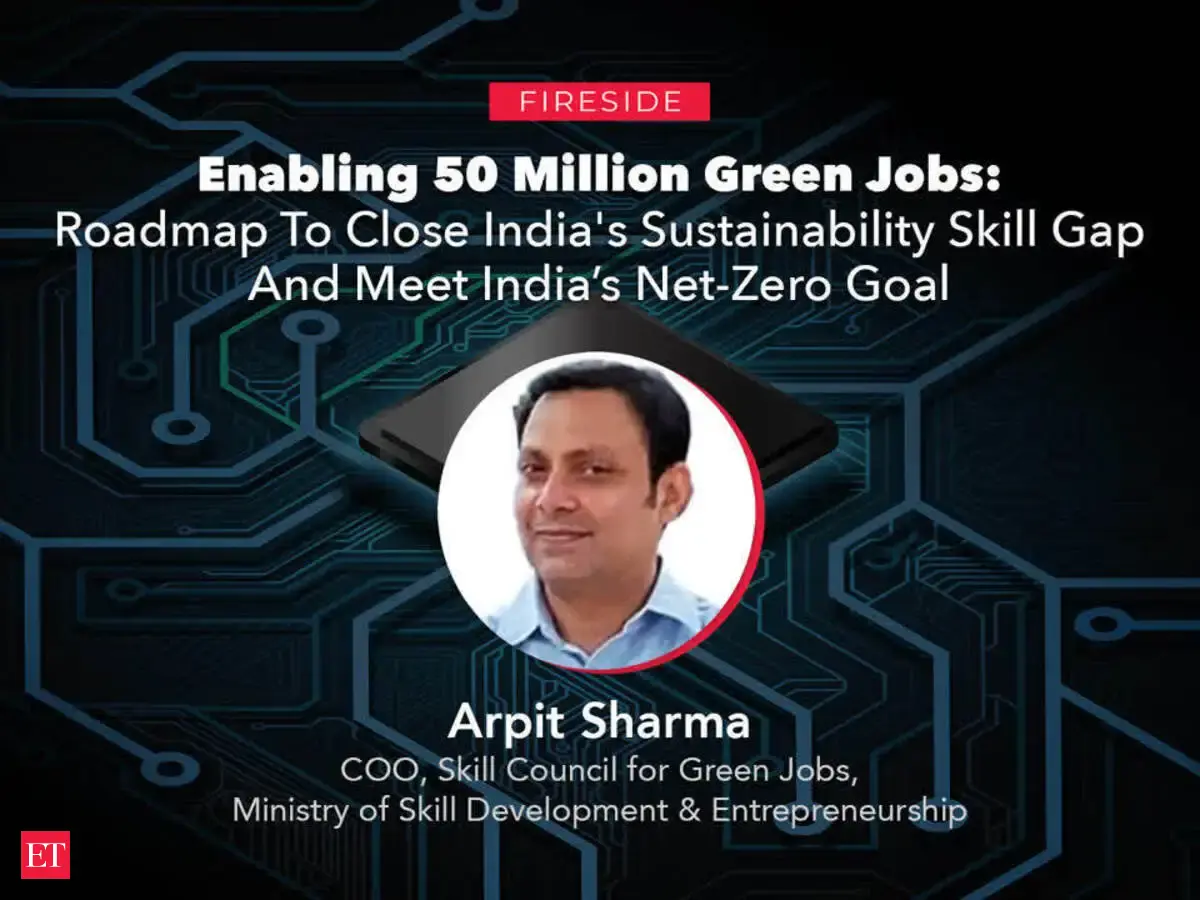 ET FoJ Summit 2023 | Arpit Sharma, COO, SCGJ, MSDE on enabling 50 ...